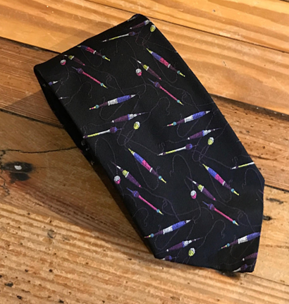 Craig Reagin Fishing Lures Tie - Black – Craig Reagin Clothiers - Main