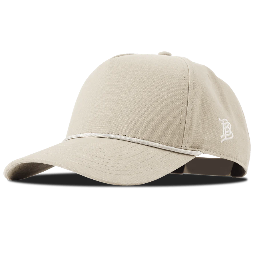 Branded Bills Bare Curved Canvas 5 Panel Rope Hat: Beige – Craig Reagin ...