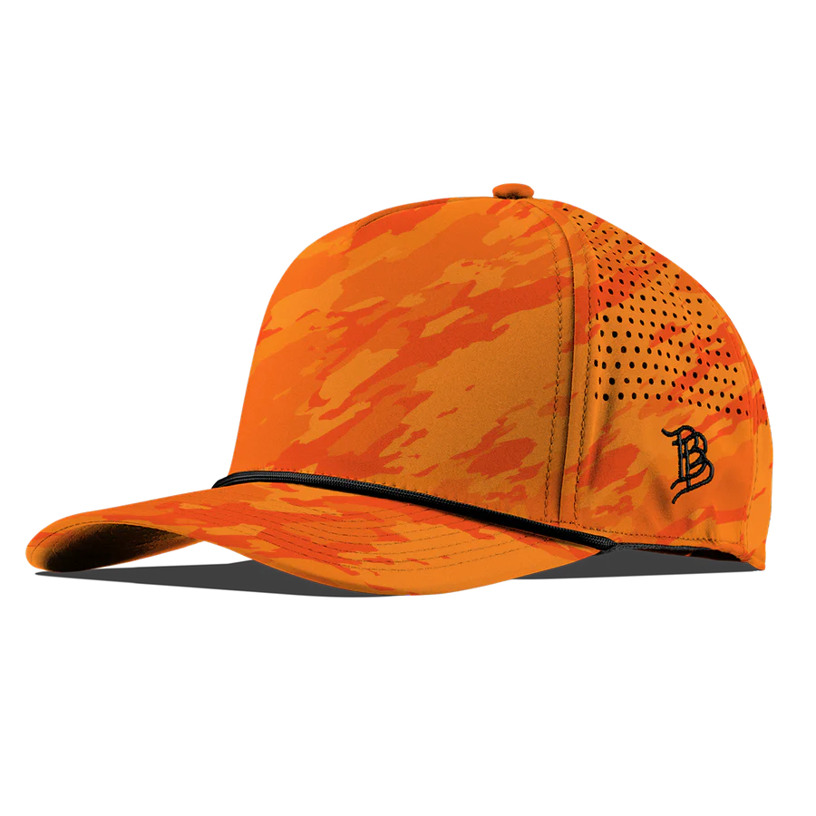 Branded Bills Bare Curved 5 Panel Rope Hat: Blaze Orange Camo – Craig ...