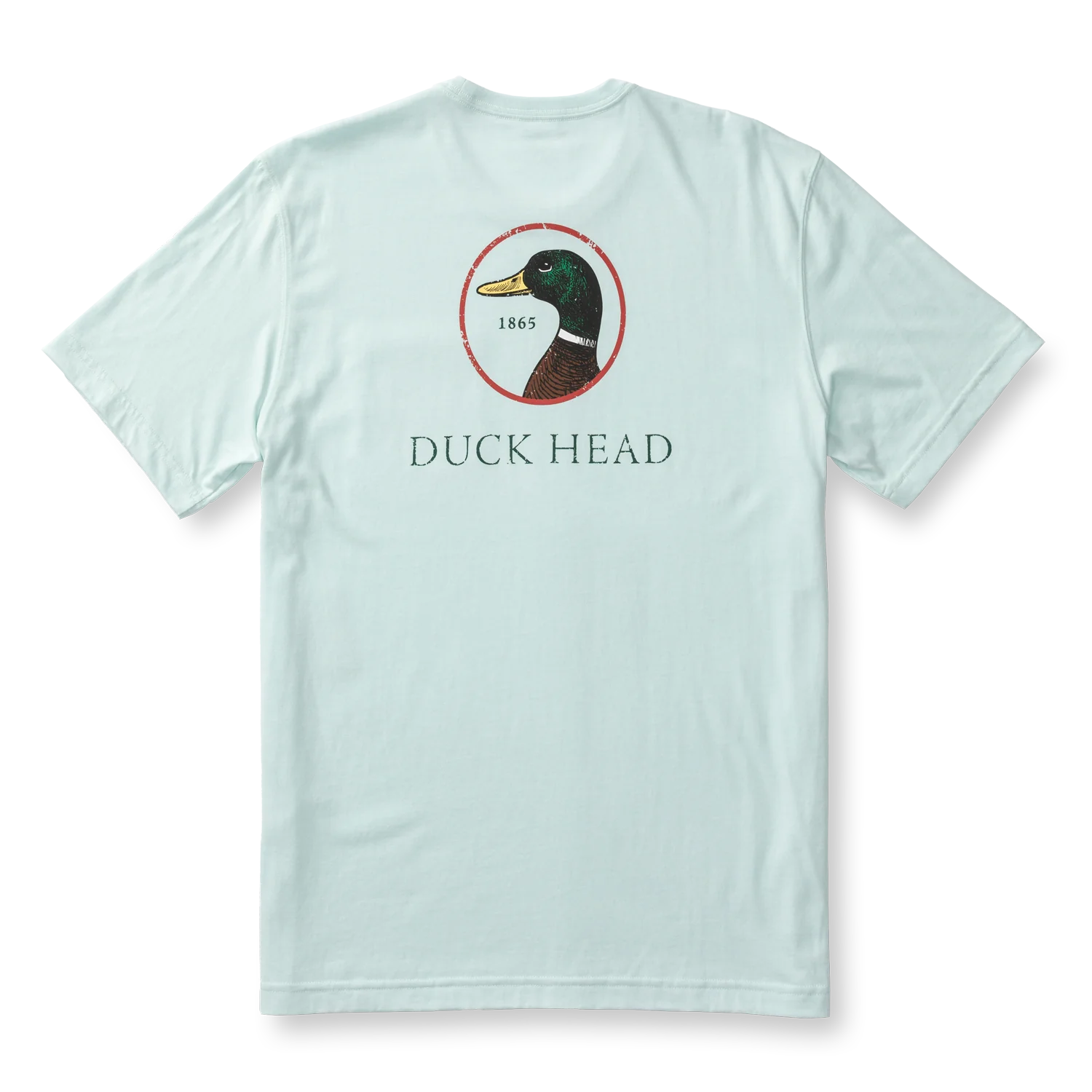 Duck Head Logo Short Sleeve T-shirt: Pastel Blue Heather – Craig Reagin ...