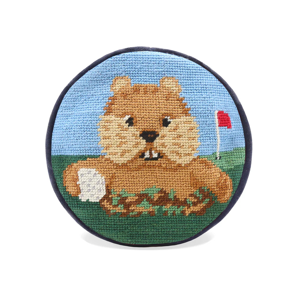 Smathers and Branson Needlepoint Driver Cover: Gopher Golf (Navy ...