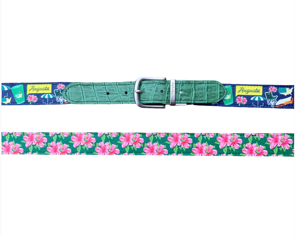 Doc Murphy Reversible Augusta and Azalea Belt: Green Tab – Craig Reagin ...