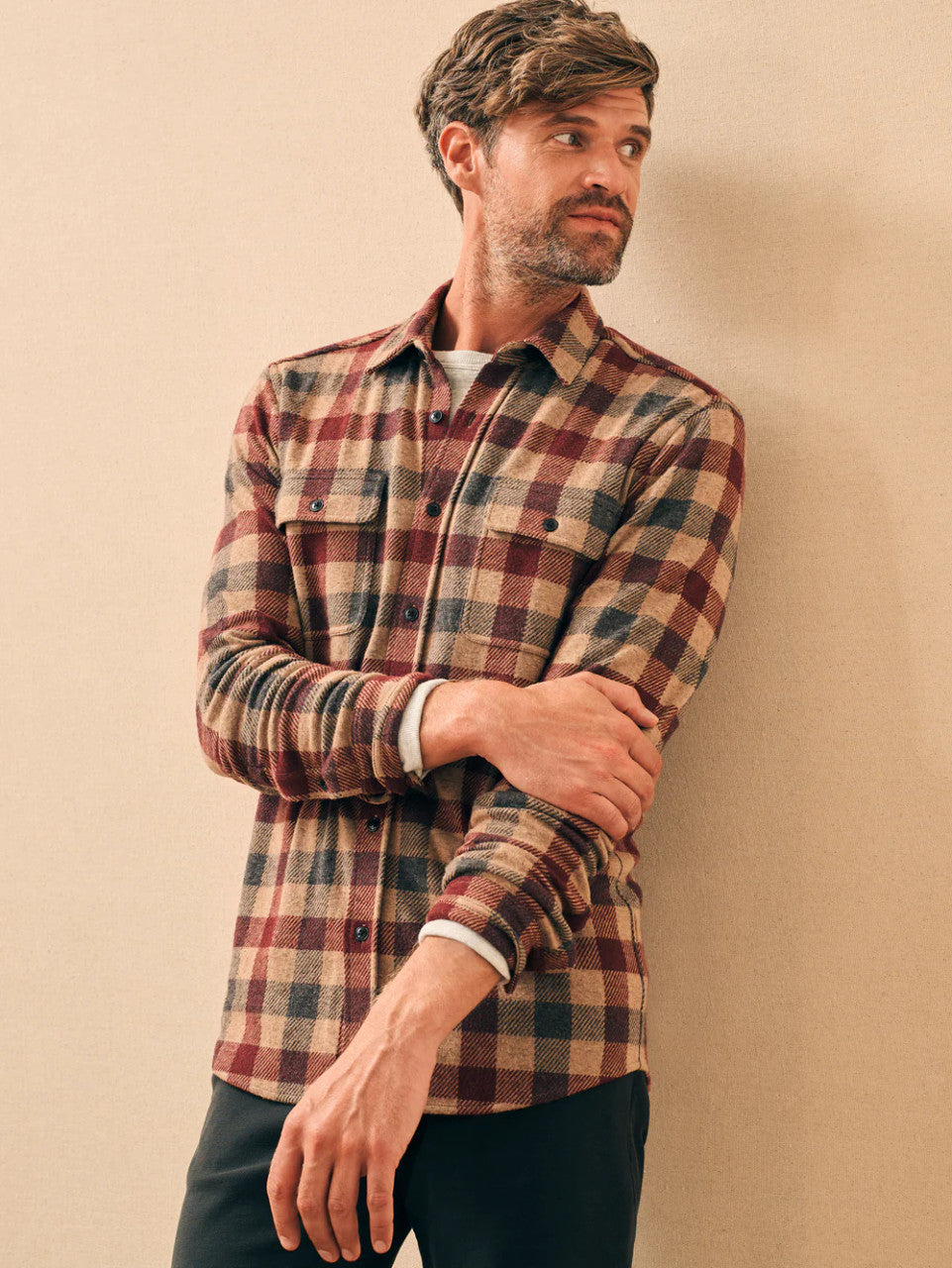 Faherty Legend™ Sweater Shirt: Sky Peak Buffalo – Craig Reagin Clothiers