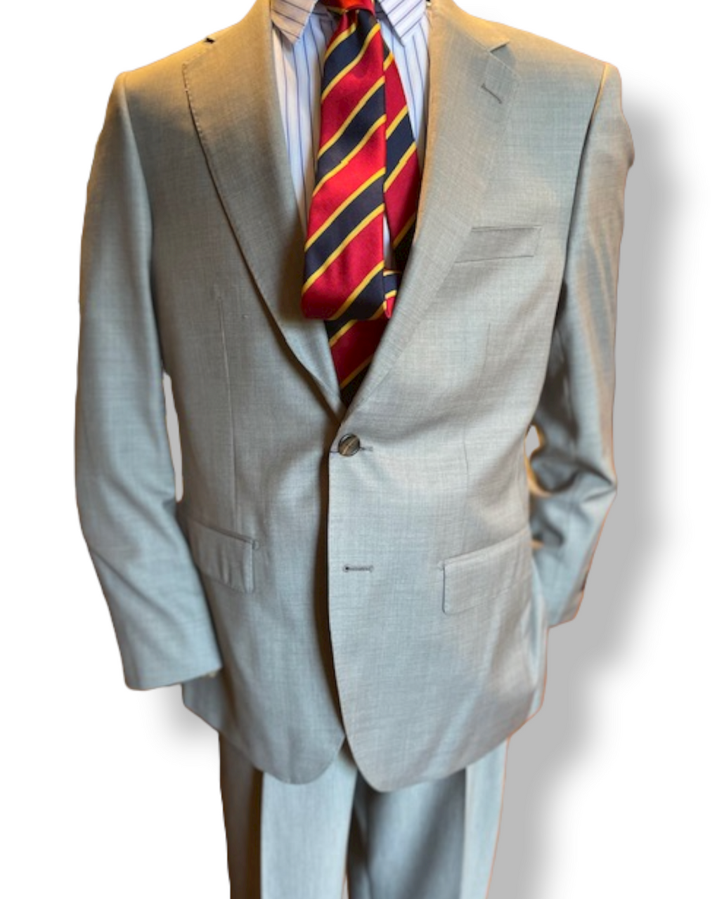 Maxdavoli by MaxMan Heather Grey Solid Suit – Craig Reagin Clothiers