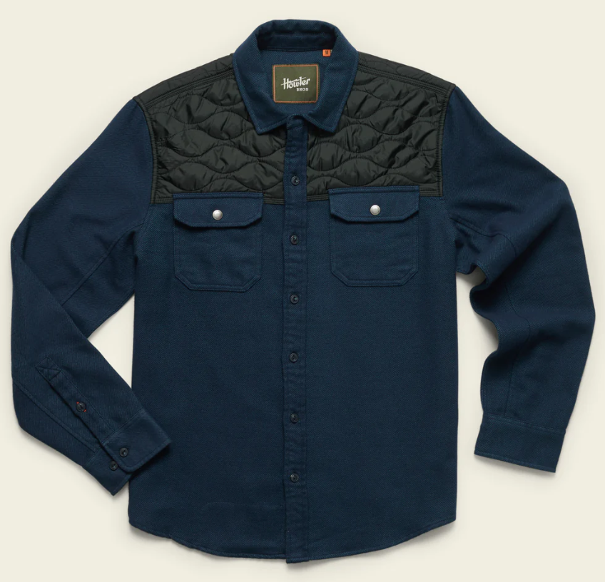 Howler Brothers Quintana Quilted Flannel: Station Blue – Craig Reagin ...