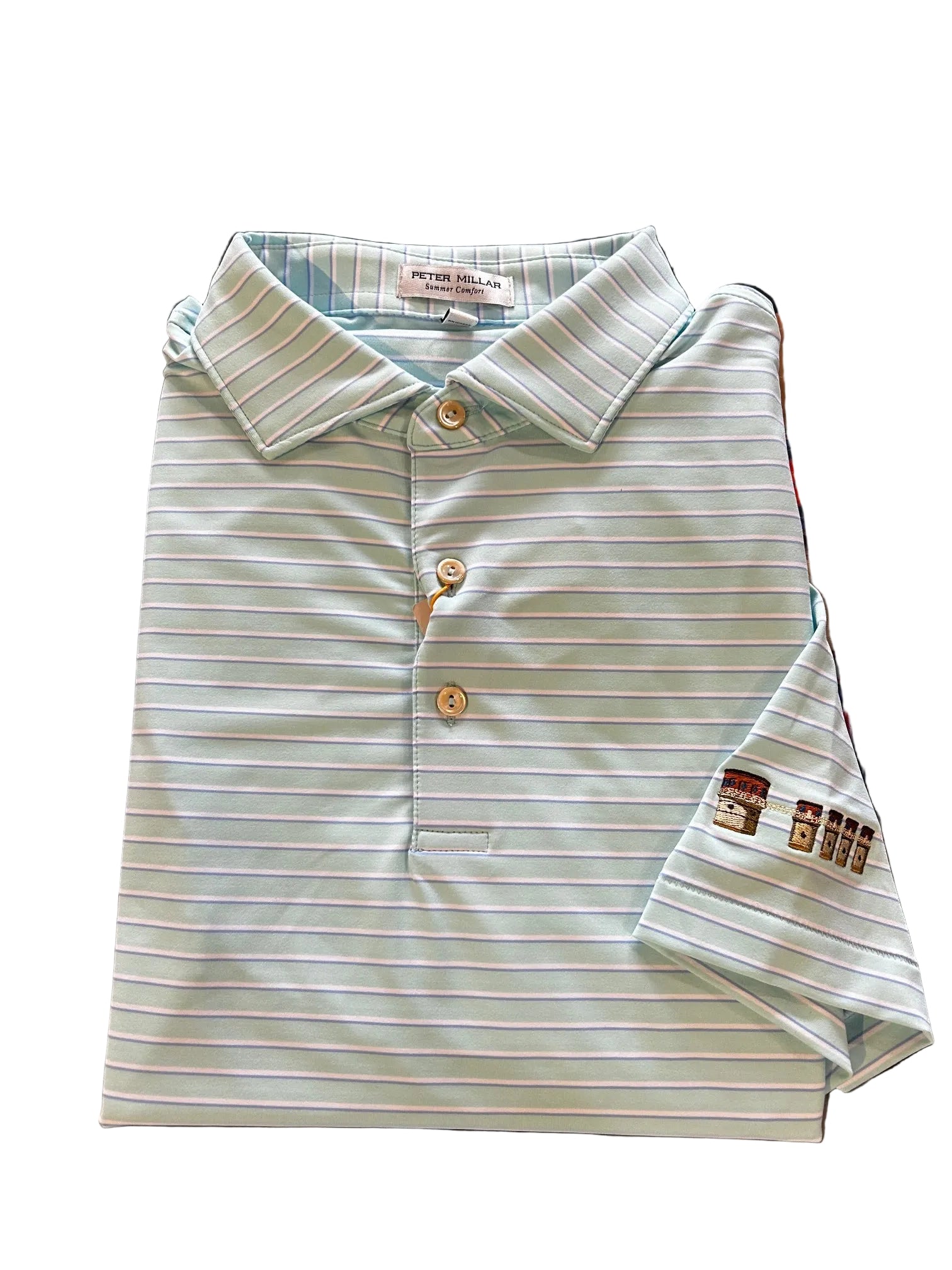 Peter Millar Dunnes Performance Jersey Polo Lake Murray Dam Towers: Cl ...