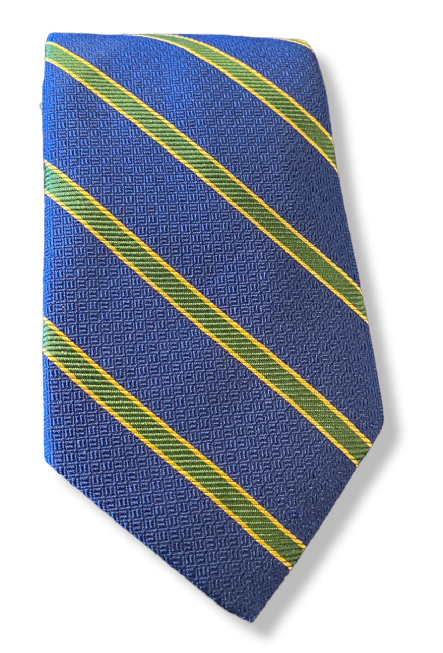 R. Hanauer French Blue Dorado Stripe Tie – Craig Reagin Clothiers