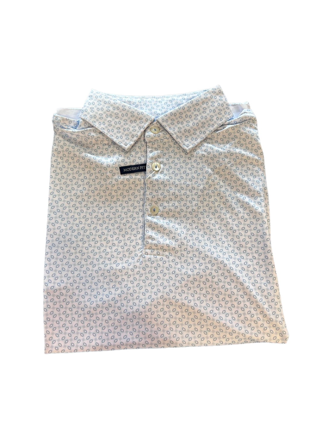 Danini Blue Rice Performance Golf Polo: Blue – Craig Reagin Clothiers