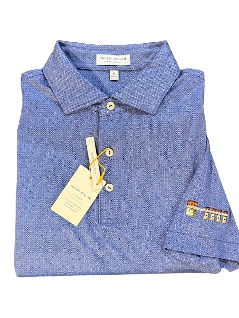 Peter Millar Dashwood Performance Jersey Polo "Lake Murray Dam Towers ...