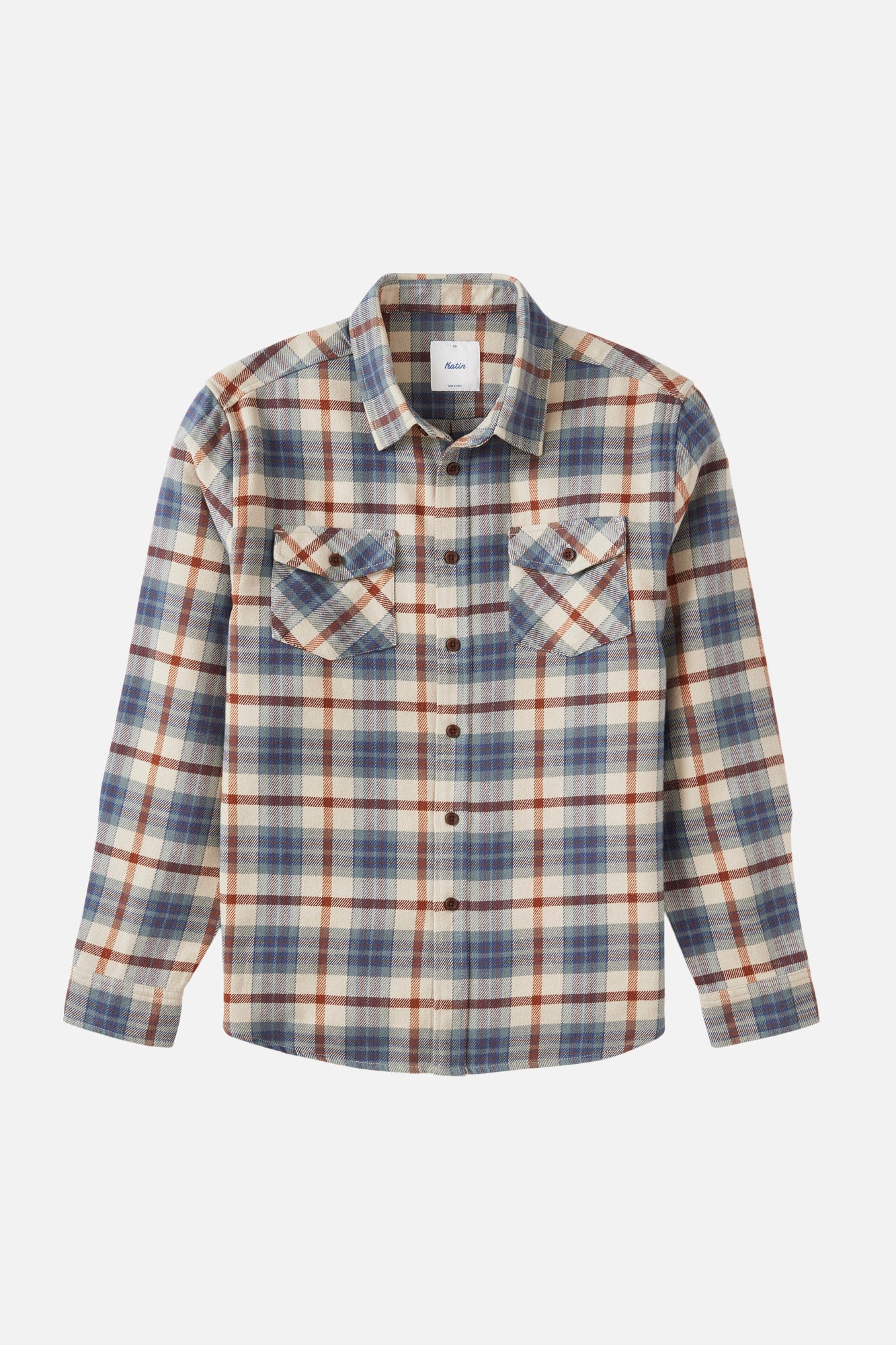 Katin Sierra Flannel: Dusty Blue – Craig Reagin Clothiers