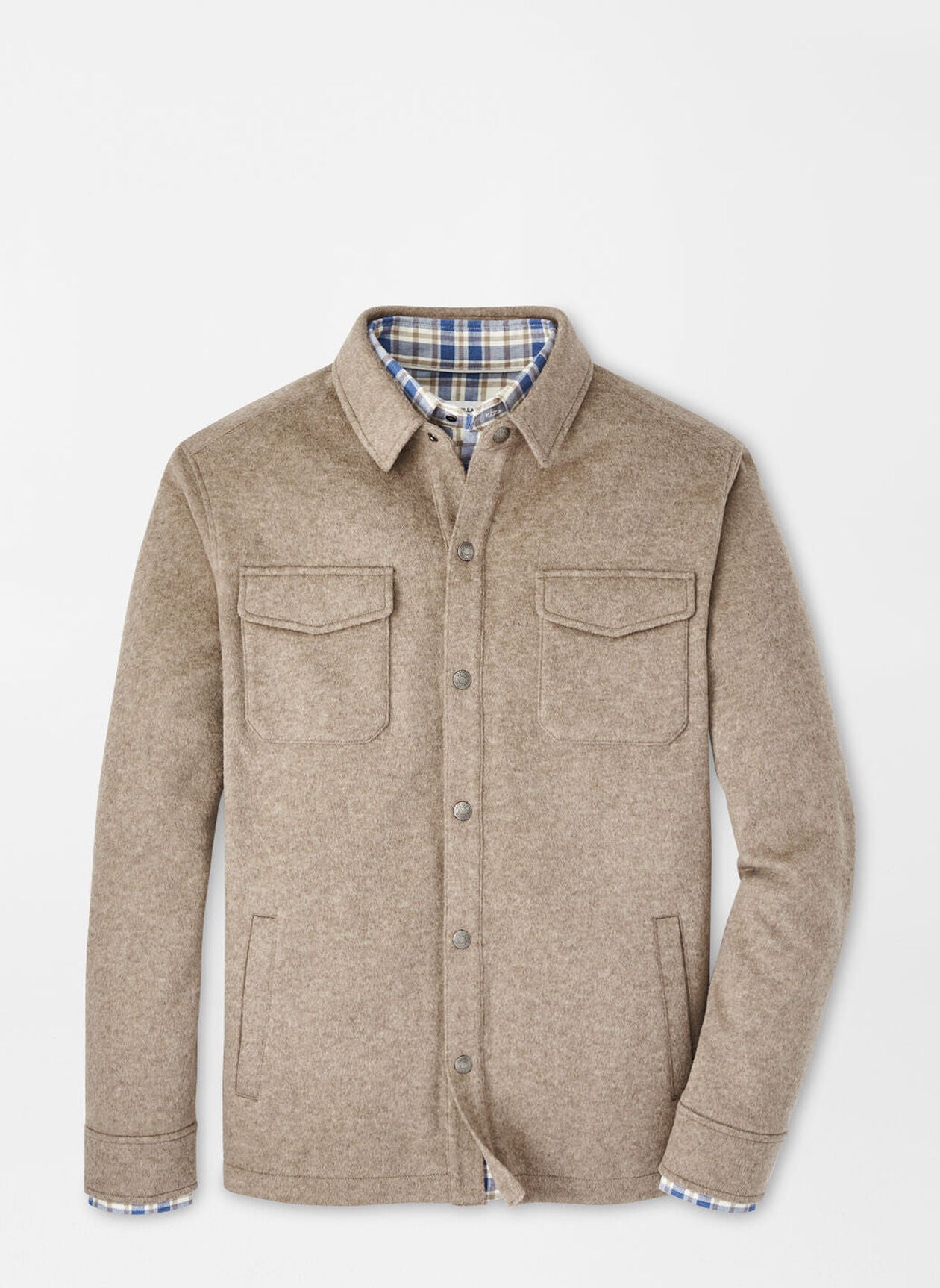 Peter Millar Crown Flex Fleece Shirt Jacket: Grain – Craig Reagin Clothiers