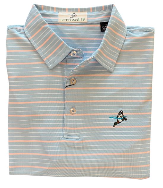 Craig Reagin Gibson Polo with SC Palmetto: Dewdrop/Yellow/Bluefin ...