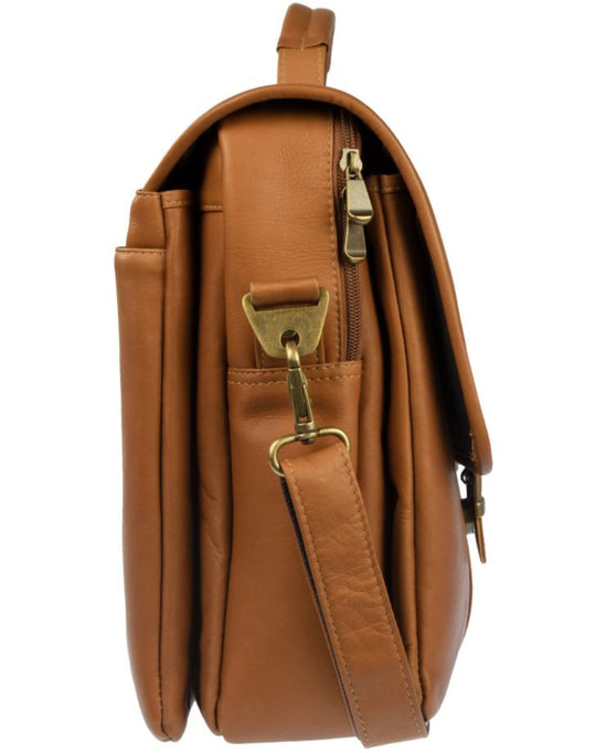 Sarge Leather Jefe: Leather Messenger Briefcase – Craig Reagin Clothiers