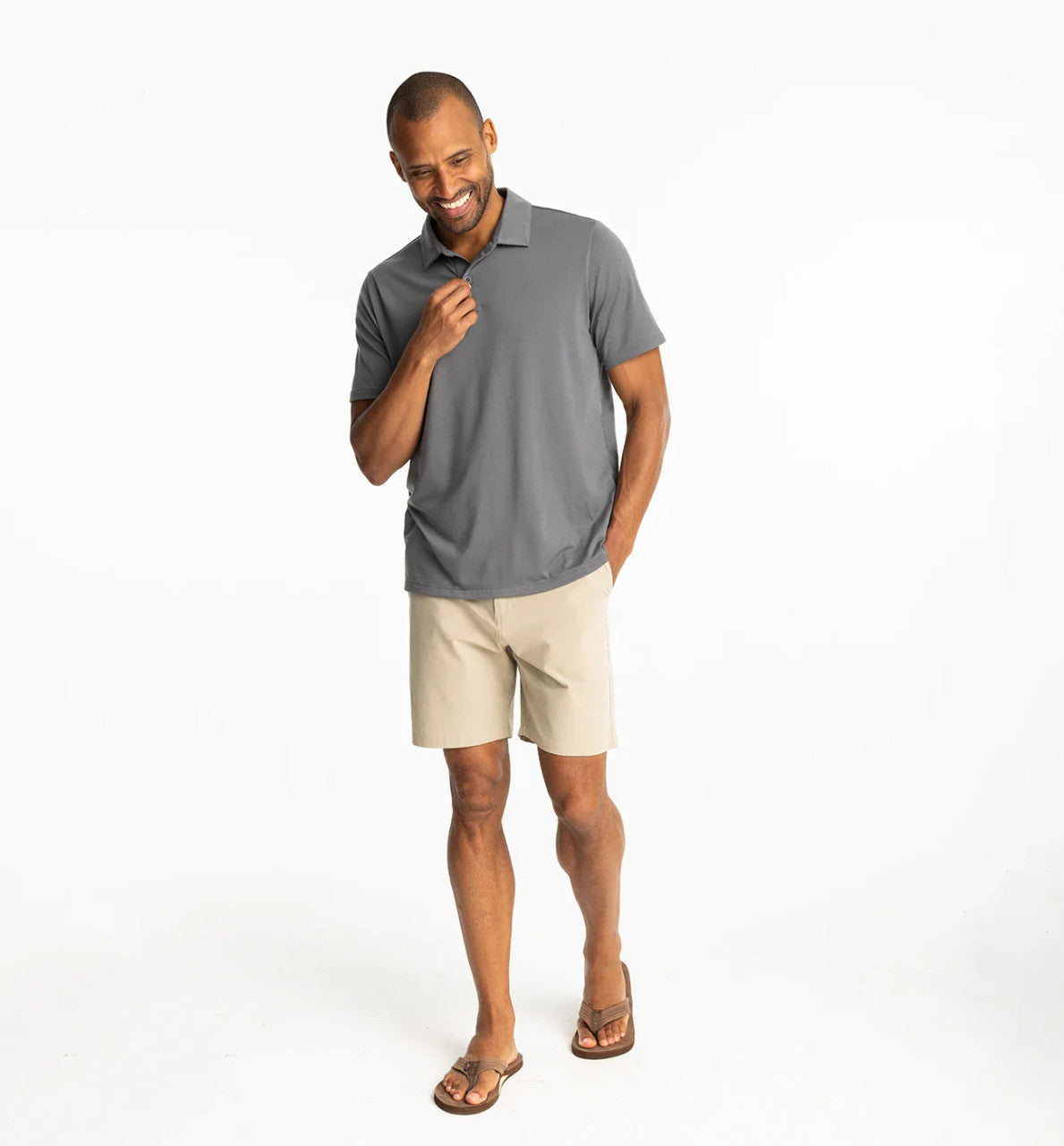 Free Fly Men's Bamboo Elevate Polo: Smoke – Craig Reagin Clothiers