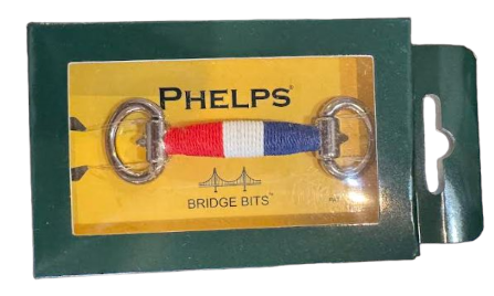 T.B. Phelps Bar Wrapped Bridge Bit: Red/White/Navy – Craig Reagin Clothiers