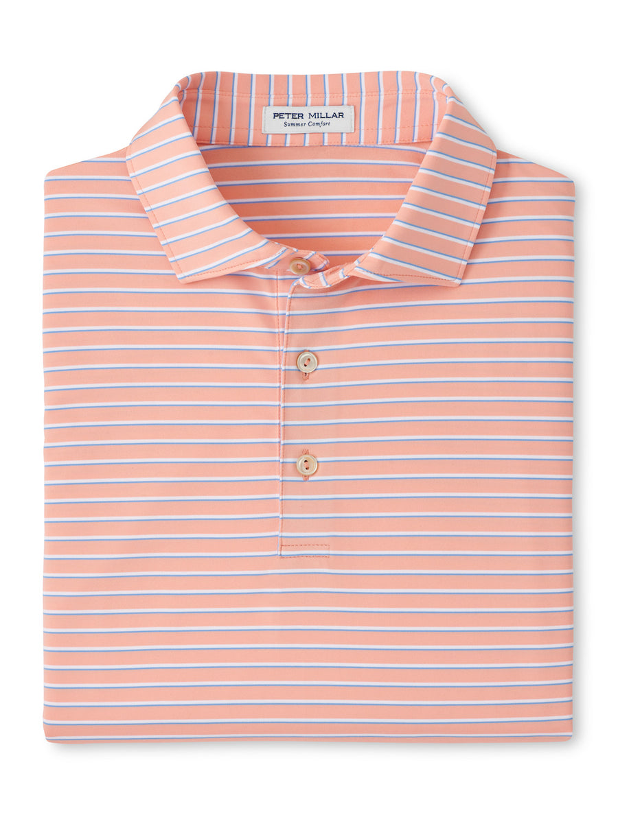 Peter Millar Dunnes Performance Jersey Polo: Summer Apricot – Craig ...