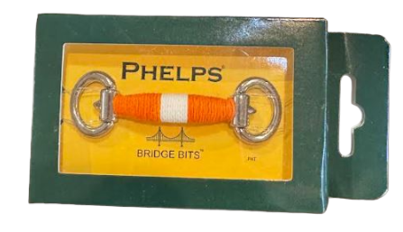 T.B. Phelps Bar Wrapped Bridge Bit: Orange/White/Orange – Craig Reagin ...