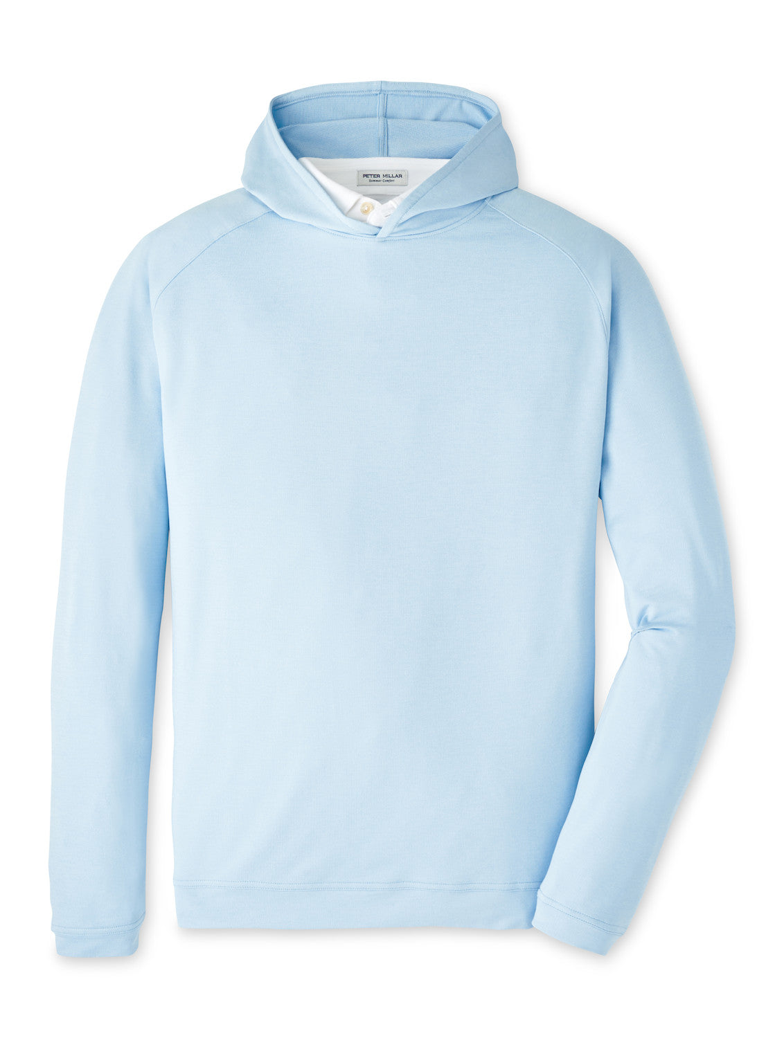 Peter Millar Pine Performance Hoodie "Lake Murray Dam Towers": Sky ...