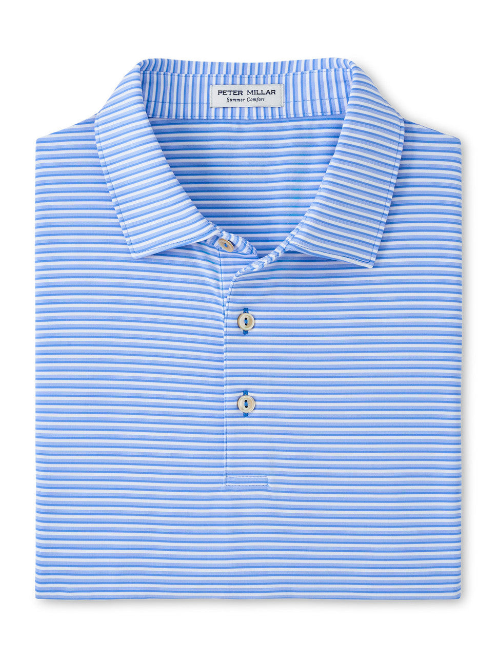 Peter Millar Cedar Performance Jersey Polo: Liberty Blue – Craig Reagin ...